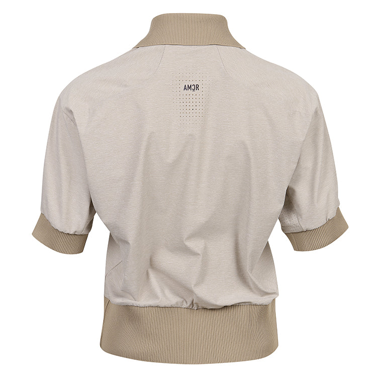 AMAZINGCRE WOMEN MELANGE TECH COLLAR T-SHIRTS – GreenTee Golf Shop